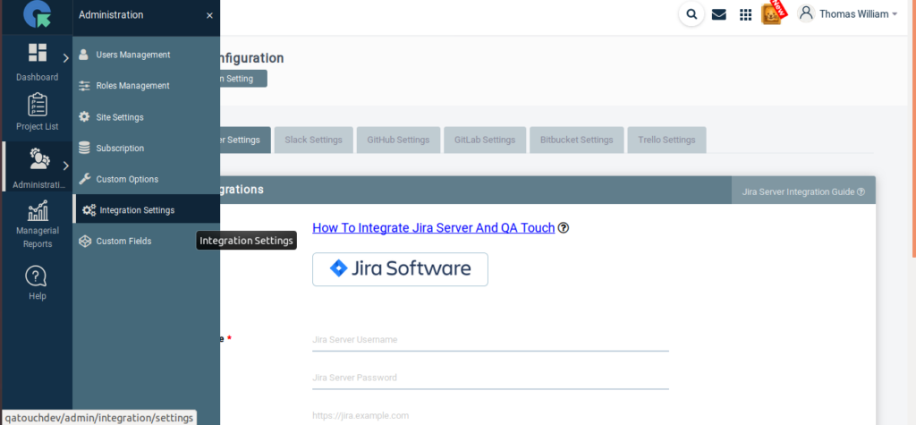 How To Integrate Jira Server With Qa Touch Qa Touch
