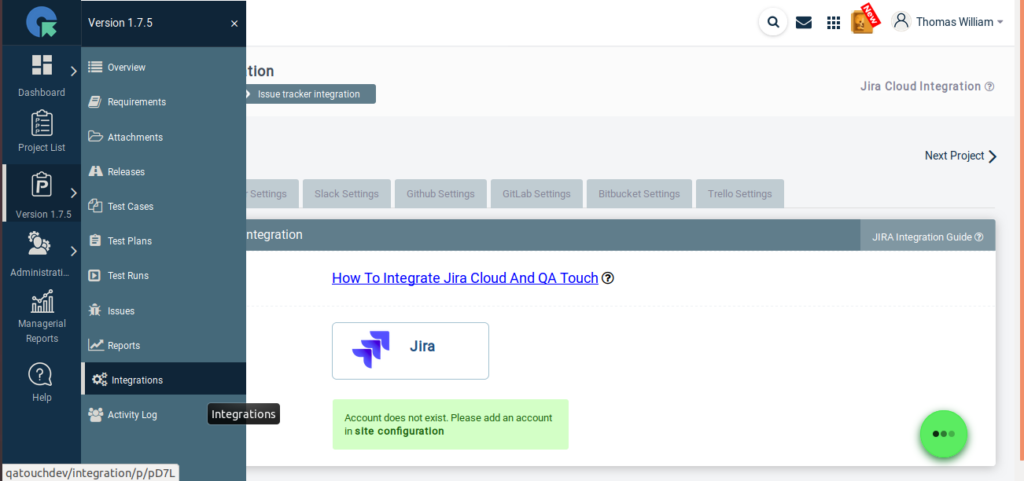 How To Integrate Jira Server With Qa Touch Qa Touch 3449