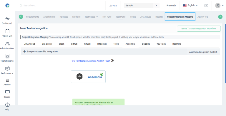 How to Integrate Assembla with QA Touch - QATouch