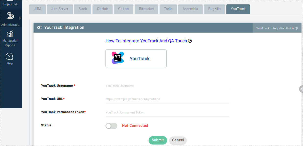 How To Integrate Youtrack With Qa Touch Qa Touch