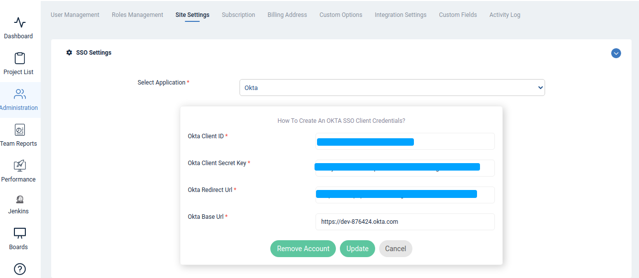 How To Integrate OKTA SSO with QA Touch?