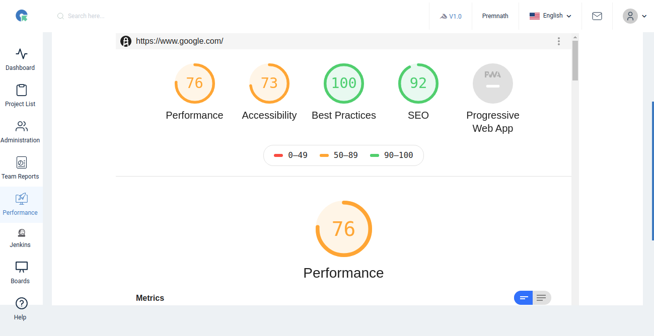 How To Use Website Audit Tool Lighthouse in QA Touch?