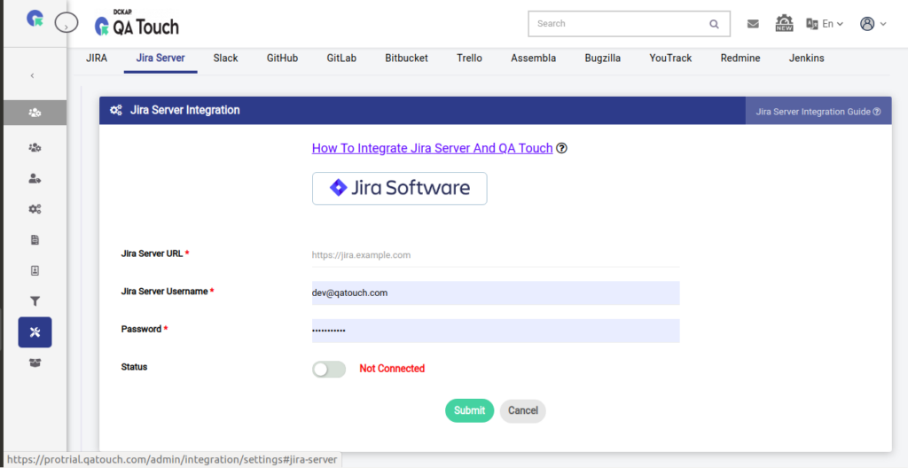 How To Integrate Jira Server With Qa Touch Qa Touch 9918